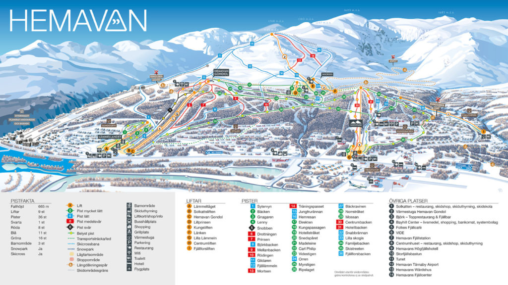 BACKAR, LIFTAR, VÄDER & WEBBKAMEROR - Hemavan